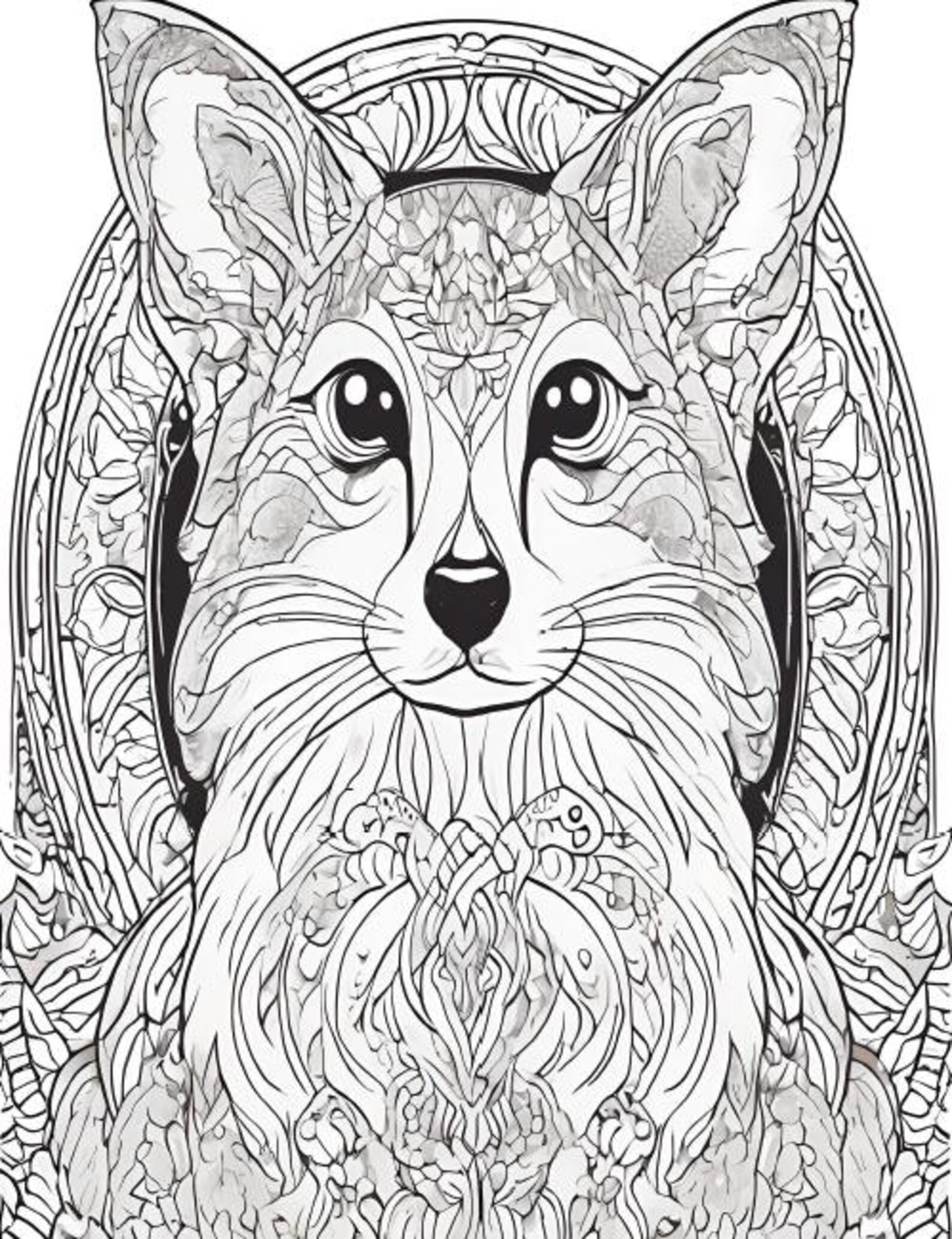 Printable Animal Coloring Pages | Relaxation and Stress Relief ...
