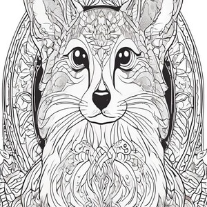 Printable Animal Coloring Pages | Relaxation and Stress Relief ...