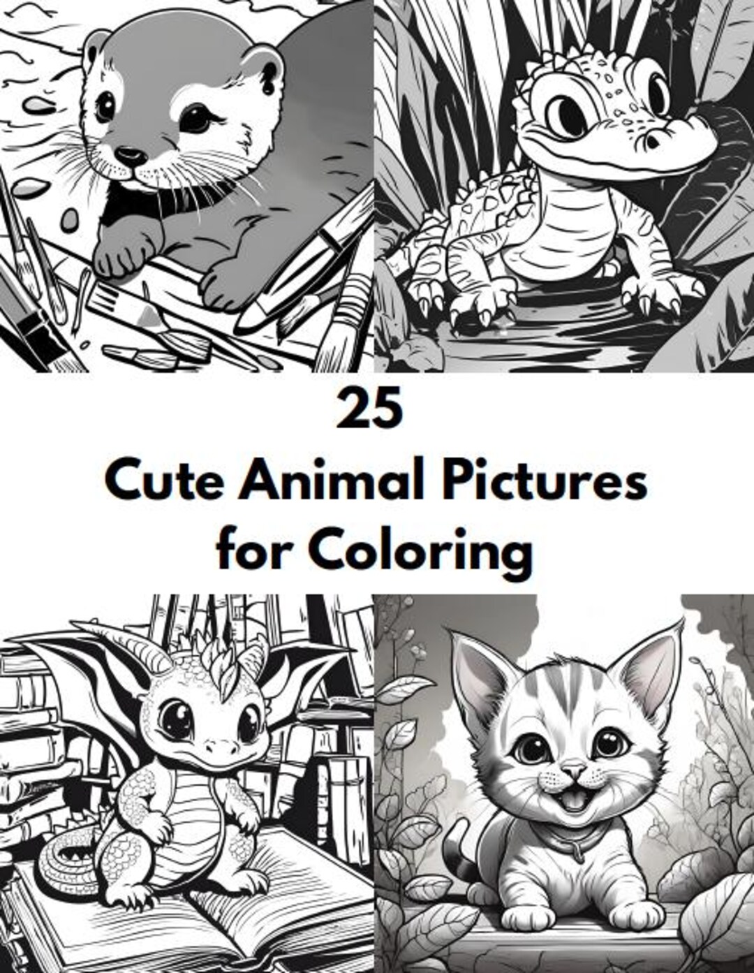 Printable Animal Coloring Pages | Relaxation and Stress Relief ...