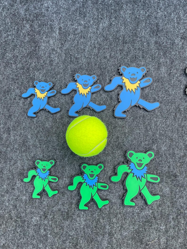 Grateful Dead Dancing Bears Magnet Set (set of 5) - Etsy