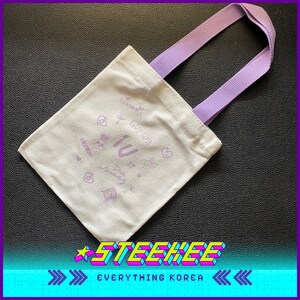 IU Merchandise Fan-made Canvas Tote Bag by Steekee Korea 1927 - Etsy