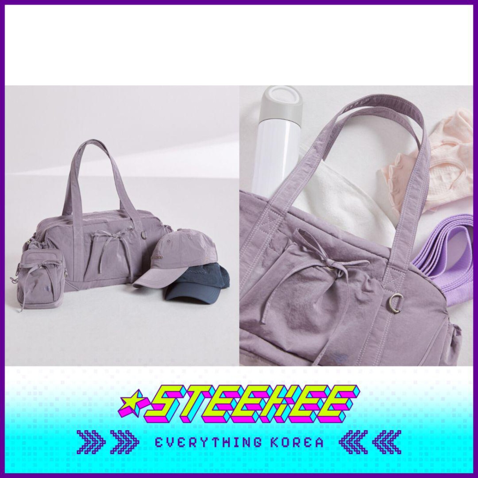 IU X New Balance Korea Glossy Ribbon Purple Collection Ball Cap ...