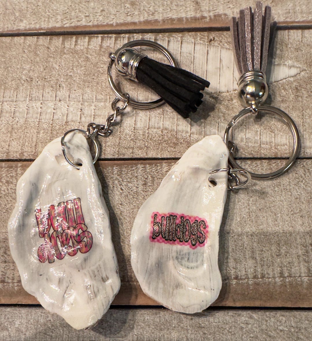 University of Georgia Inspired Oyster Keychains/uga Inspired Keychains ...