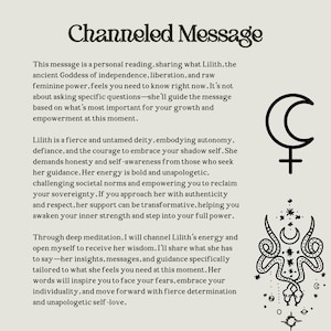 Lilith Channeled Letter Messages From Mesopotamian Goddess Lilith ...