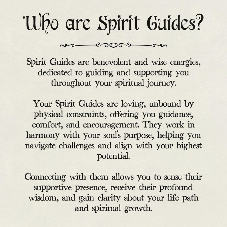 Spirit Guides - Channeled Letter | Messages From Your Spirit Guides ...