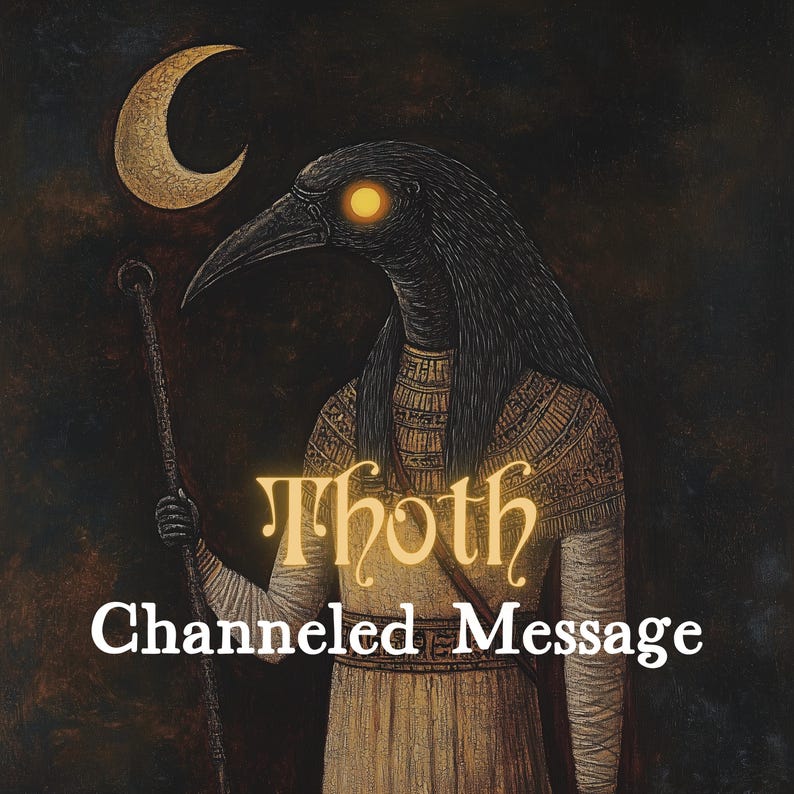 Thoth - Channeled Letter | Messages From Egyptian God Djehuty ...