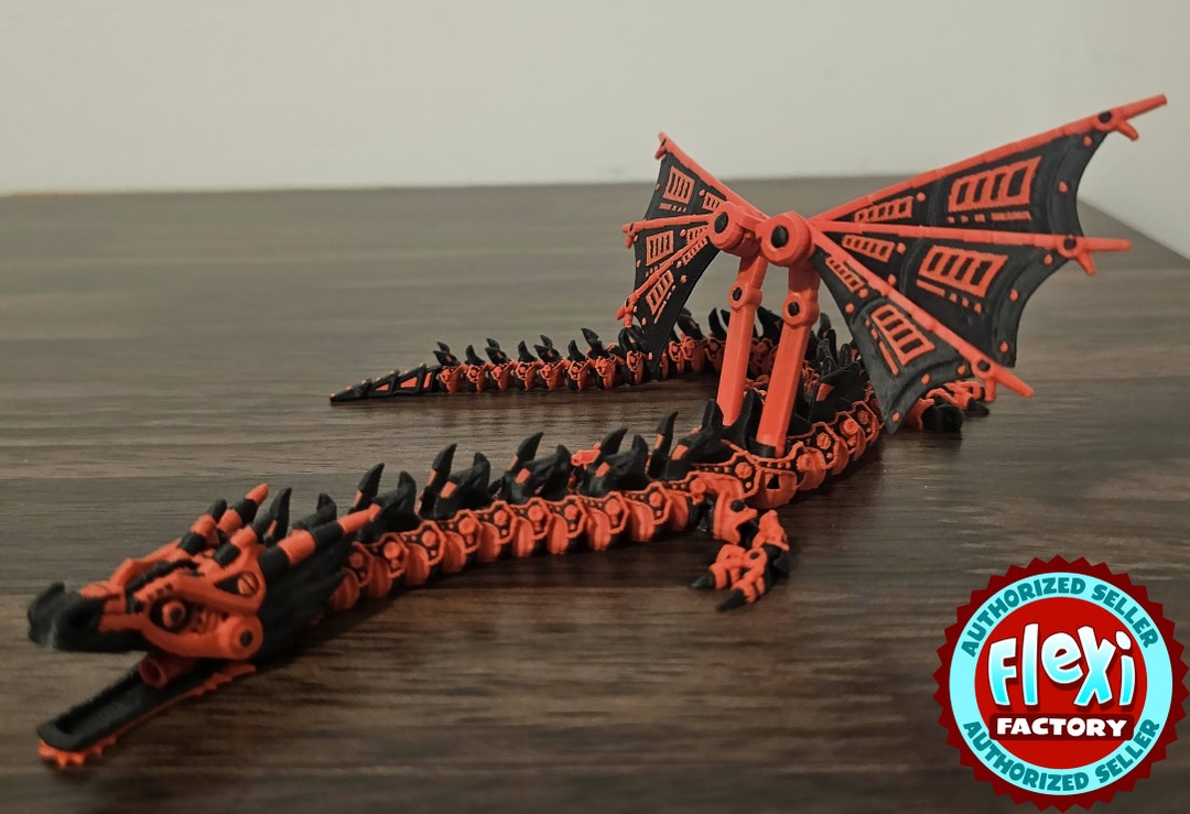 Flexi Cyborg Dragon 3D Dragon Authorized Flexi Factory Seller Office ...