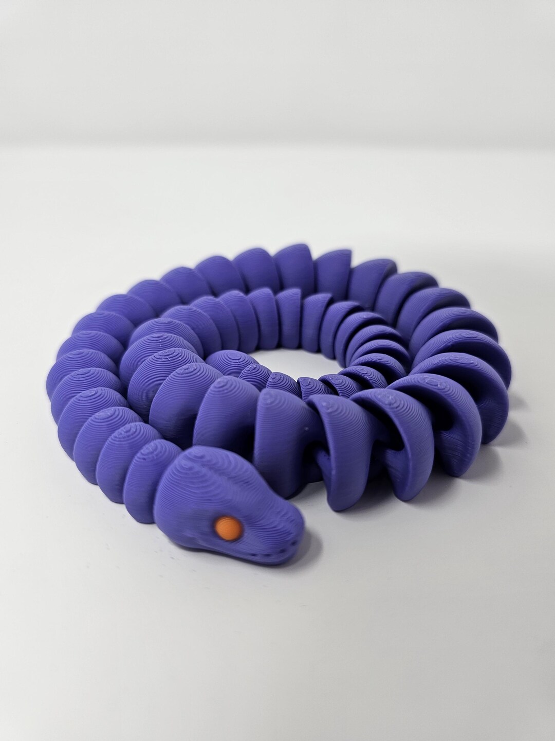 3D Printed Ball Python Snake - Flexible Articulated Model (18 Inches ...