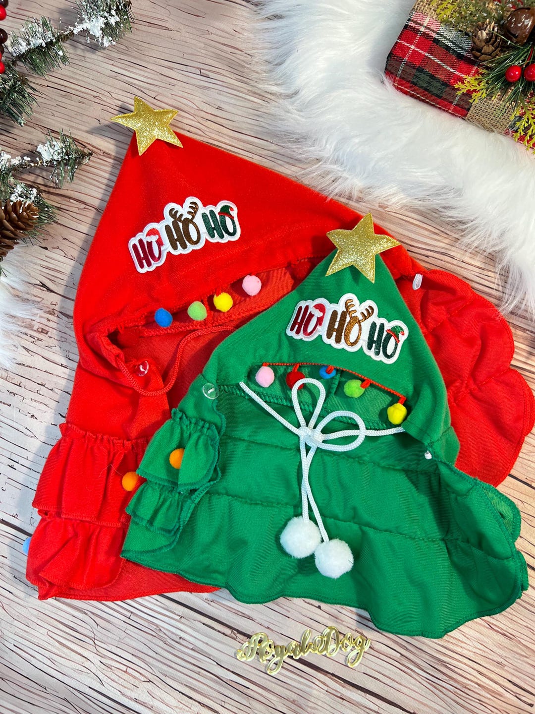 Funny Cloak Tree for Christmas for Pets, Christmas Tree Dog Costume ...