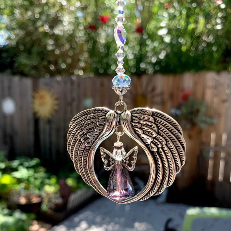 Swarovski Angel Suncatcher - Etsy
