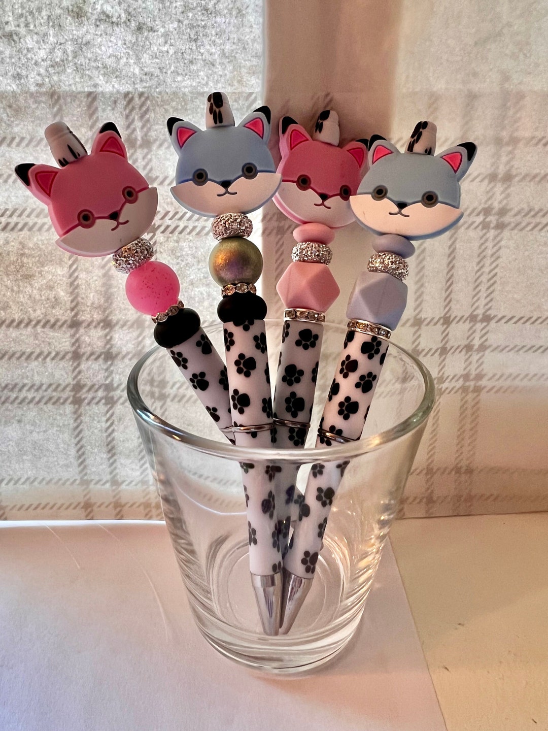 Brush Sign Pen 6Pcs Press Type Decorative Pen DIY Animals Masking Tape ...
