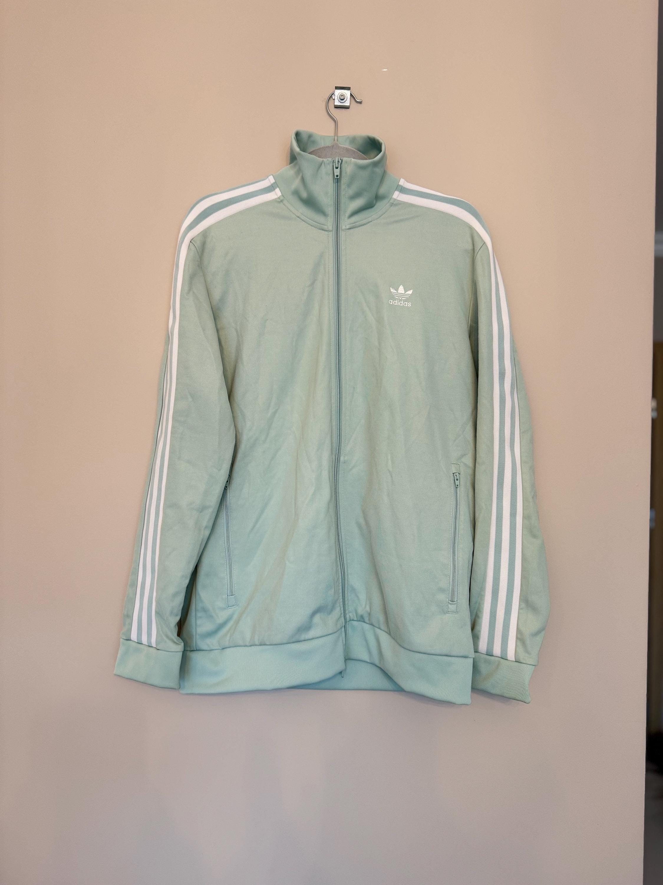Adidas Original Zip up Pullover Mint Color Men’s Size M - Etsy