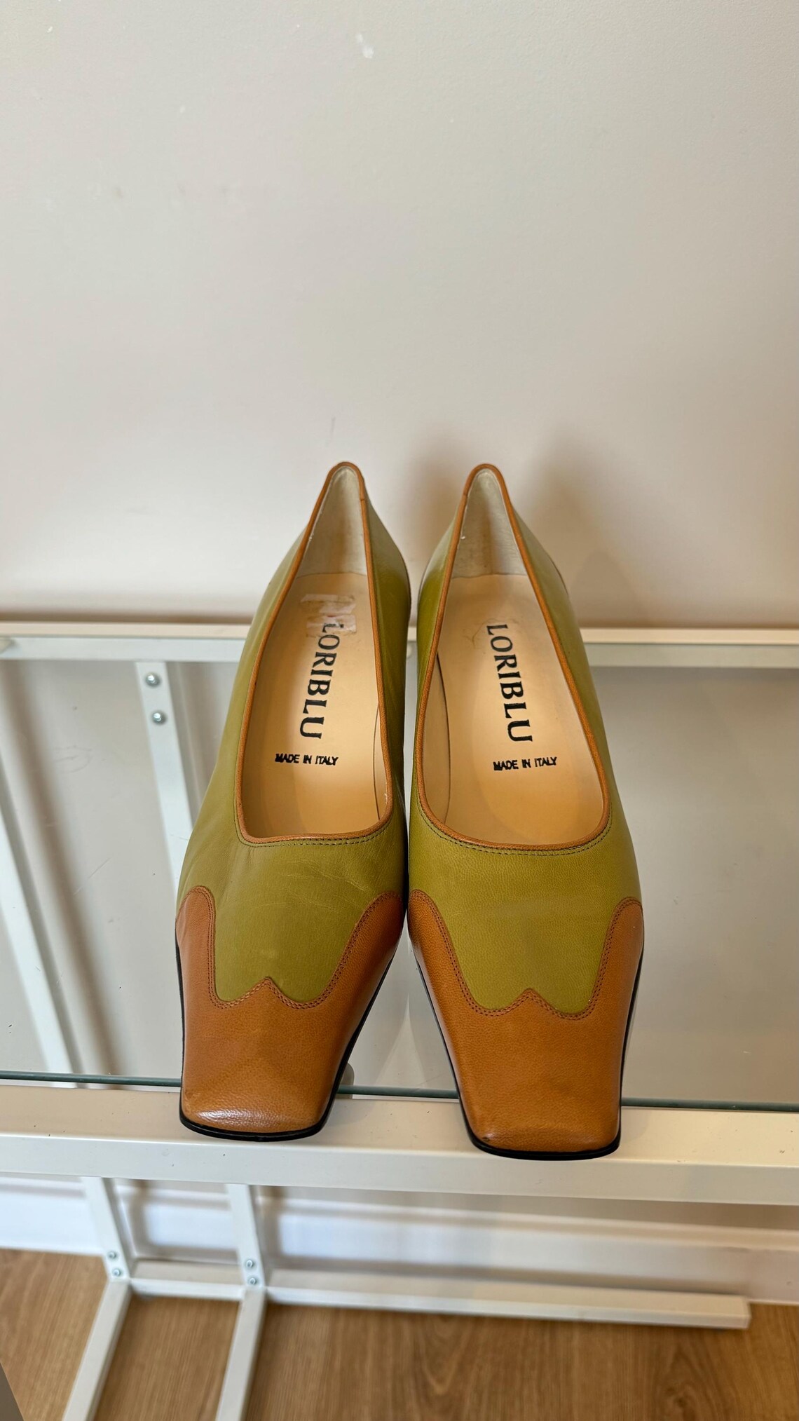 Loriblu Leather Heels Luxury Vintage Avant Garde Shoes Made in Italy ...