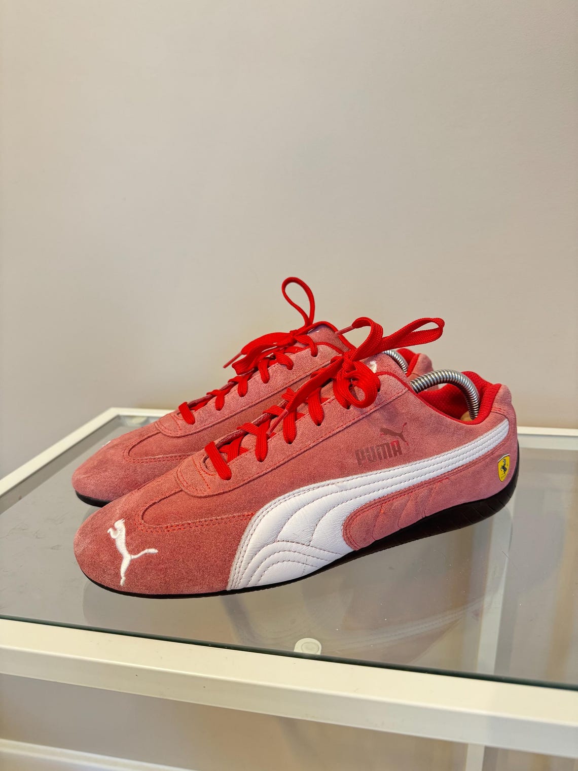 Puma Ferrari Rare Sneakers Vintage Official Shoes 00s Y2k 90s Red - Etsy