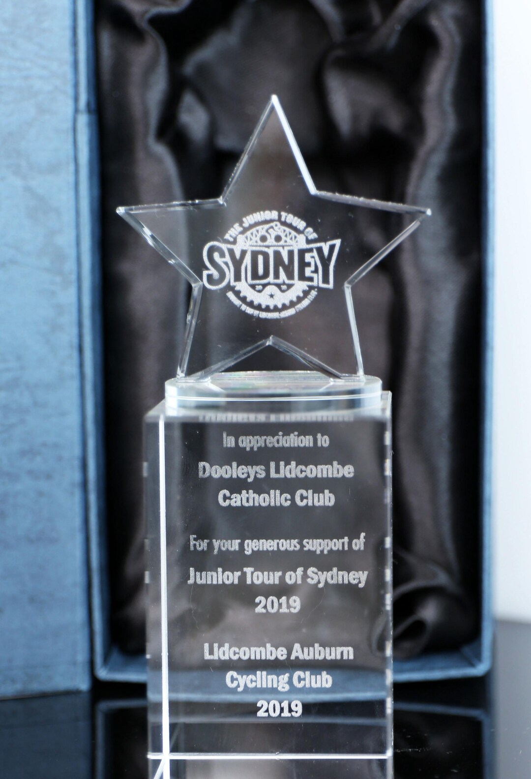 Corporate Business Award Trophy Mini Star 50mm Crystal Block Laser ...