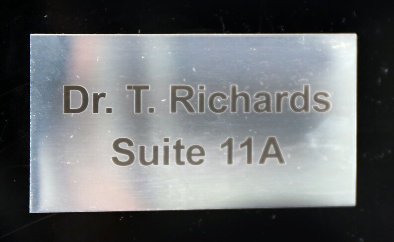 Memorial Plaque Urn Funeral Grave Marker Gold Metal Laser Engraved Sign ...