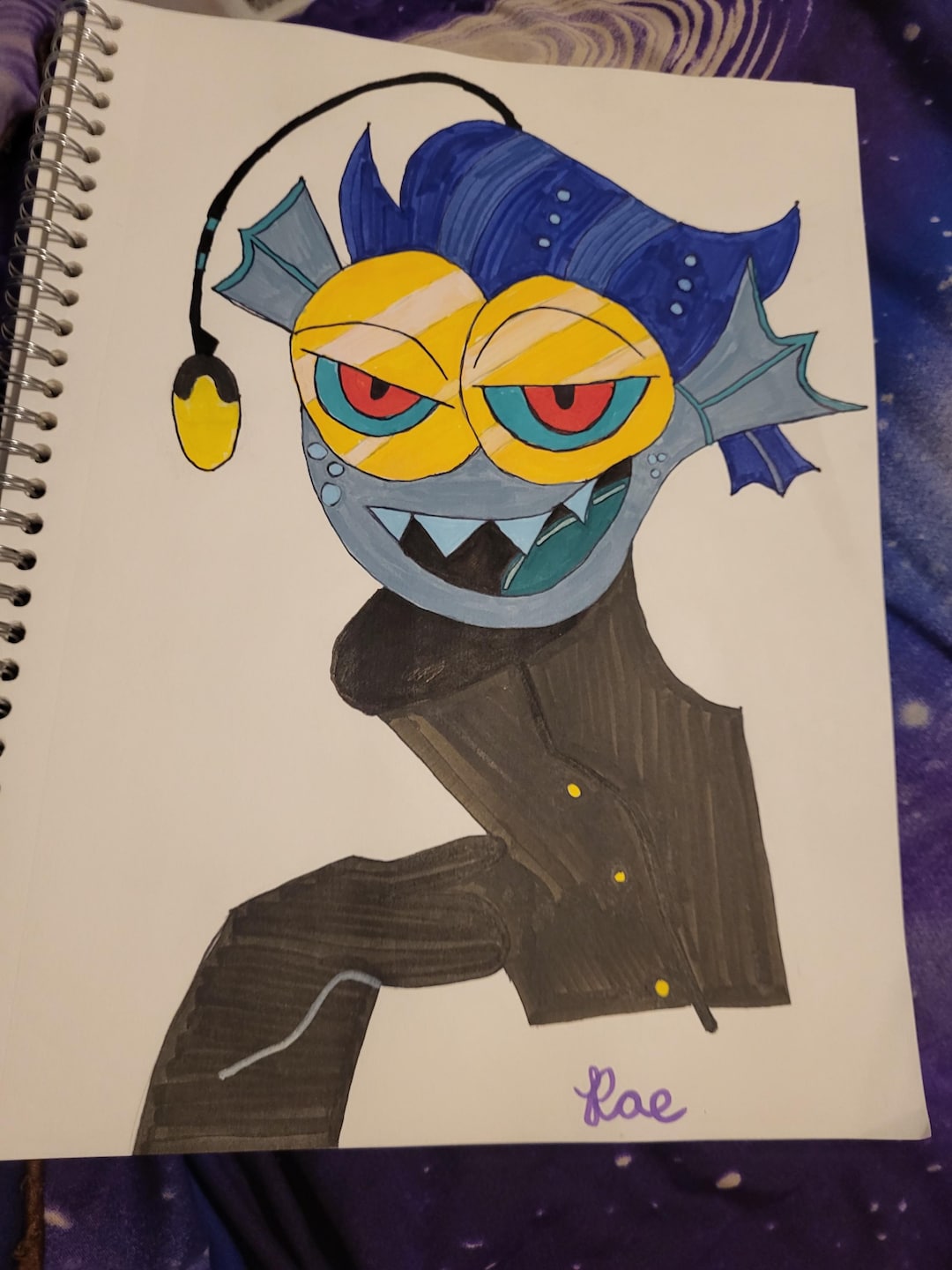 Baxter Hazbin Hotel Paint Marker Drawing - Etsy