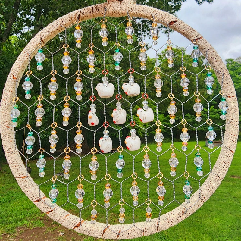 Chicken Wire Suncatcher - Etsy