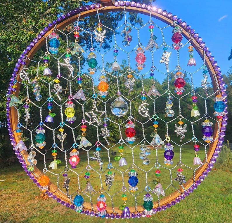 Light up Fairy Suncatcher 11in Frame - Etsy