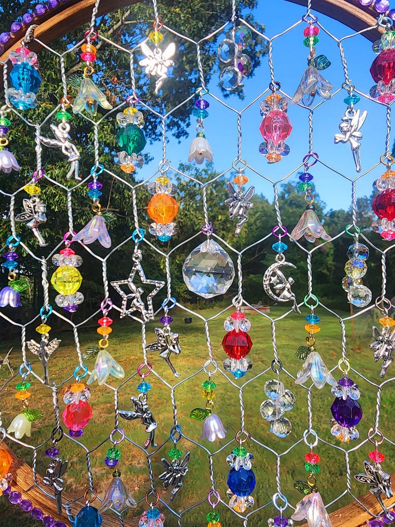 Light up Fairy Suncatcher 11in Frame - Etsy