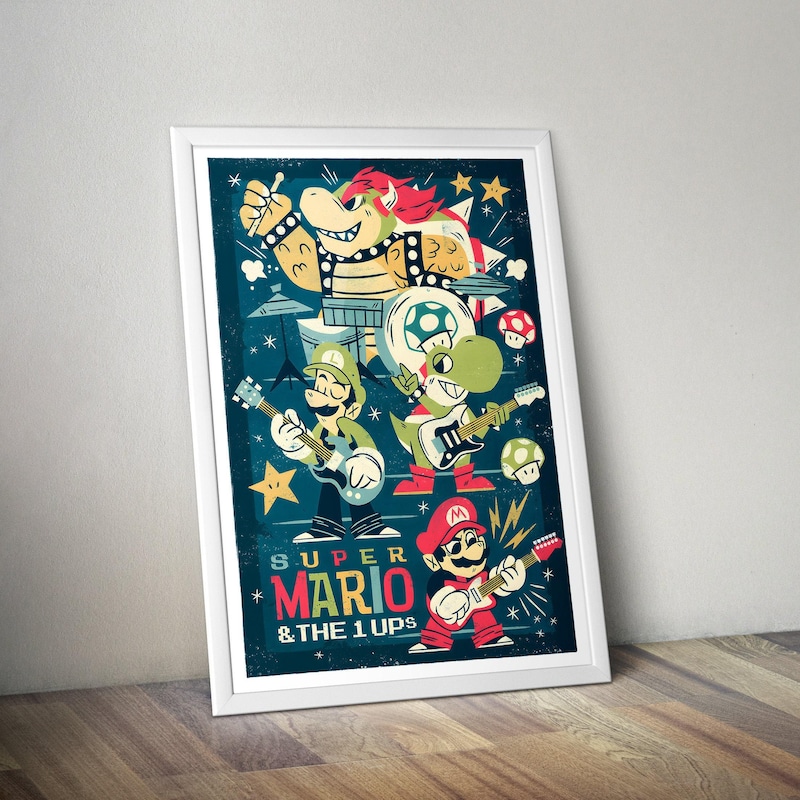 Super Mario Print - Etsy