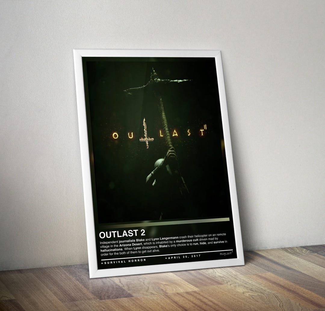 Outlast 2 Poster Print Outlast Cover Gaming Posters 4 Colors Gaming ...