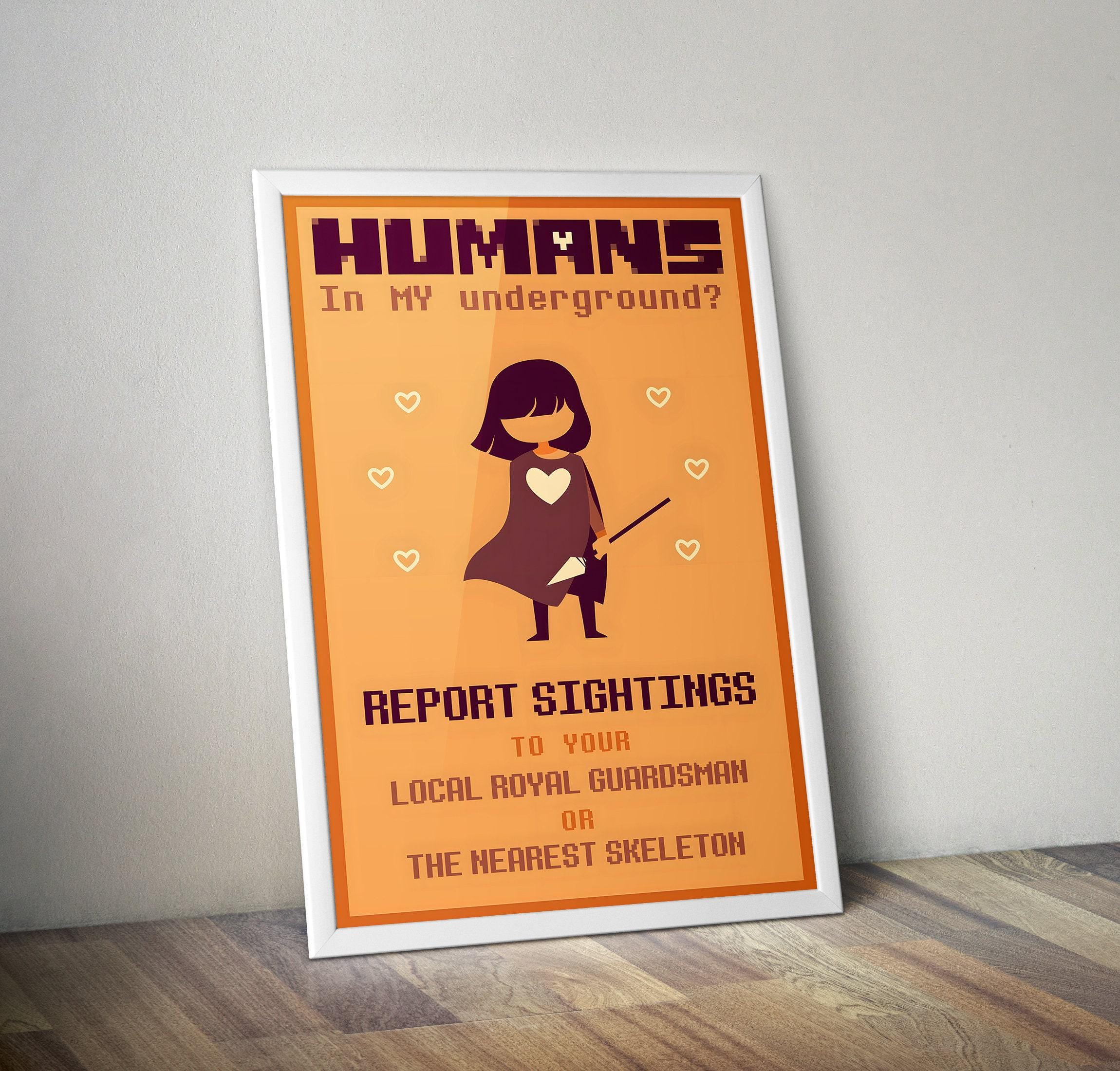 Undertale Poster Gaming Posters Undertale Prints Video Game Posters ...