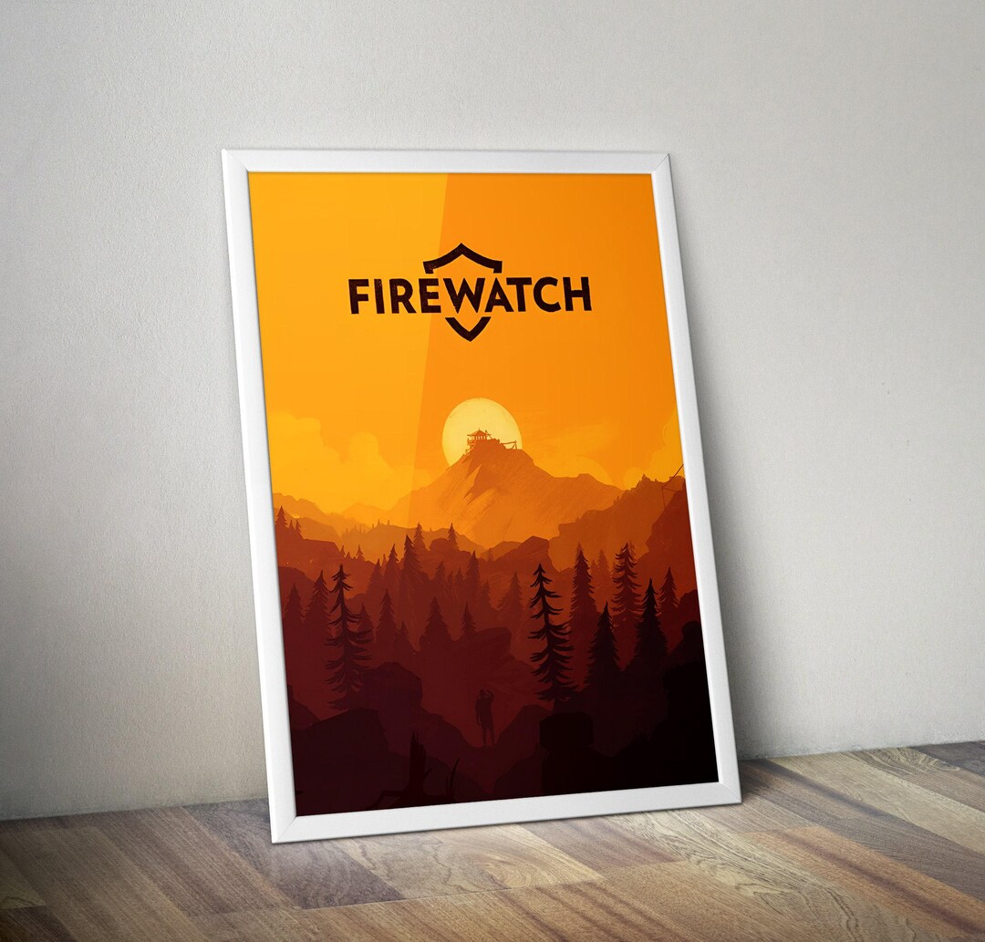 Firewatch Poster Gaming Poster Firewatch Prints Video Game Poster Henry ...