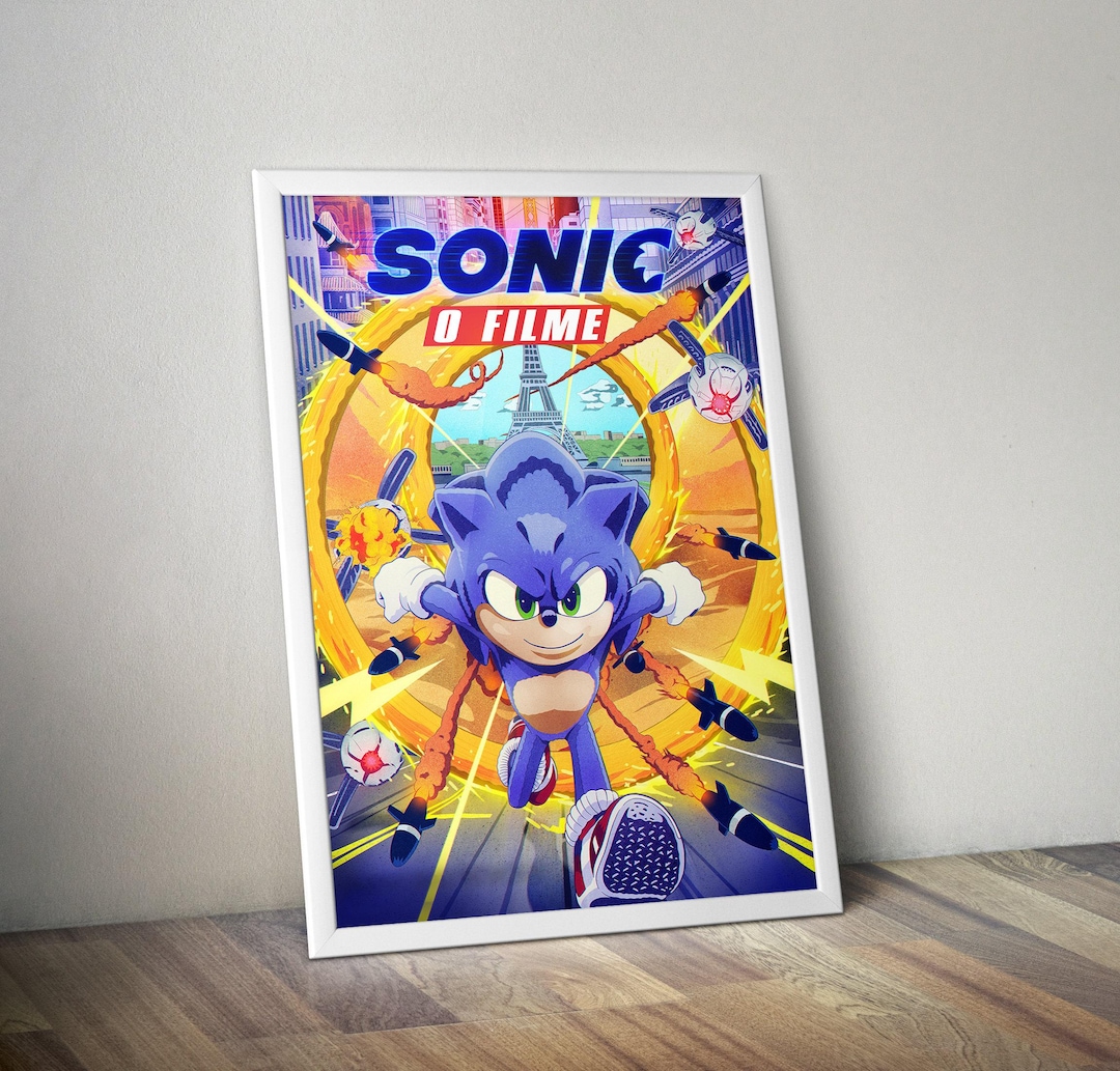 Sonic the Hedgehog Poster Gaming Poster Sonic Prints Video Game Posters ...