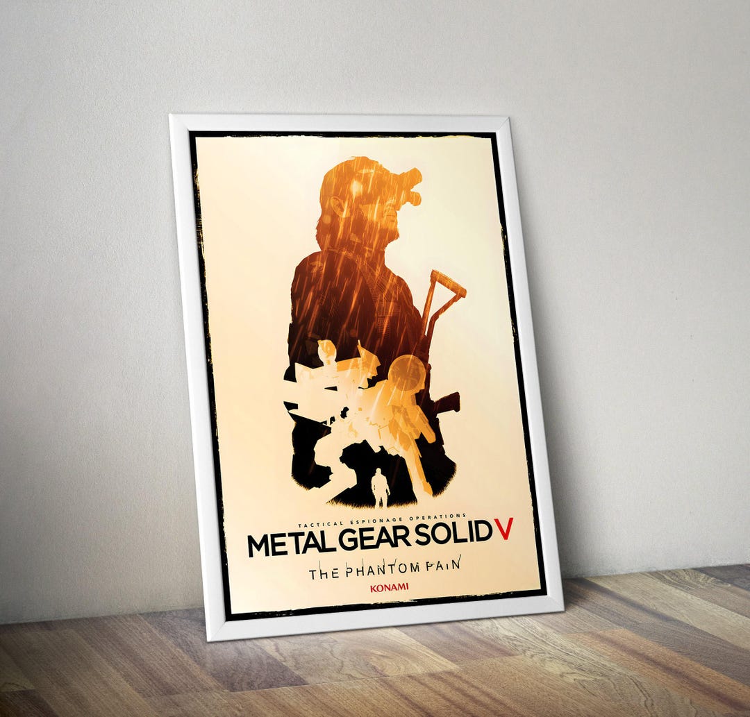 Metal Gear Solid 5 Poster Gaming Poster Metal Gear Solid Print Video ...