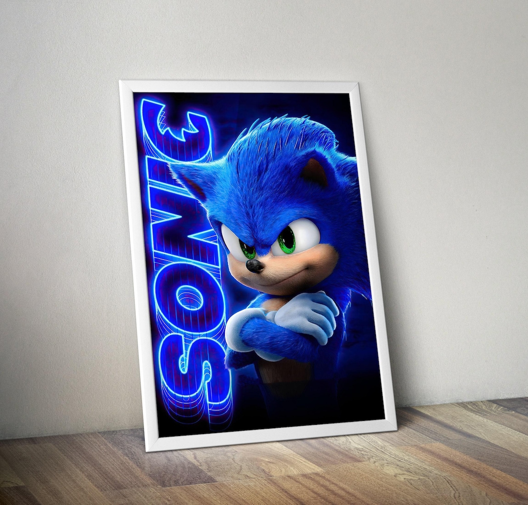 Sonic the Hedgehog Poster Gaming Poster Sonic Prints Video Game Posters ...