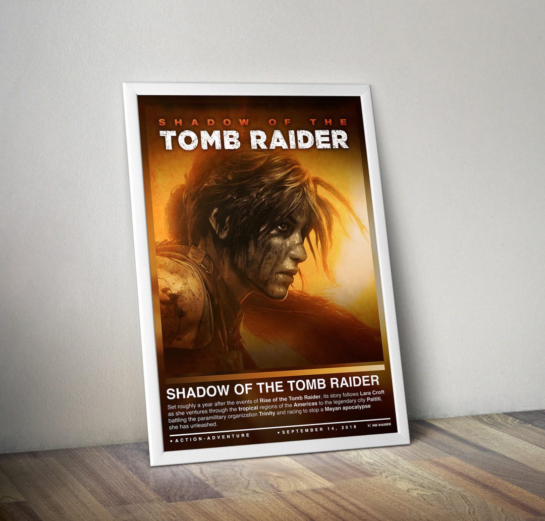 Shadow of the Tomb Raider Poster Print Tomb Raider Poster Print Gaming ...