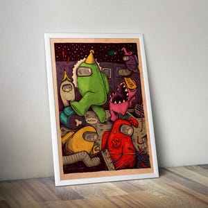 Among Us Large Poster - Etsy