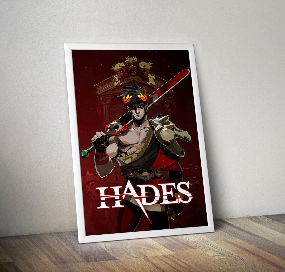 Hades Poster Hades Prints Zagreus Poster Video Game Posters Gaming ...