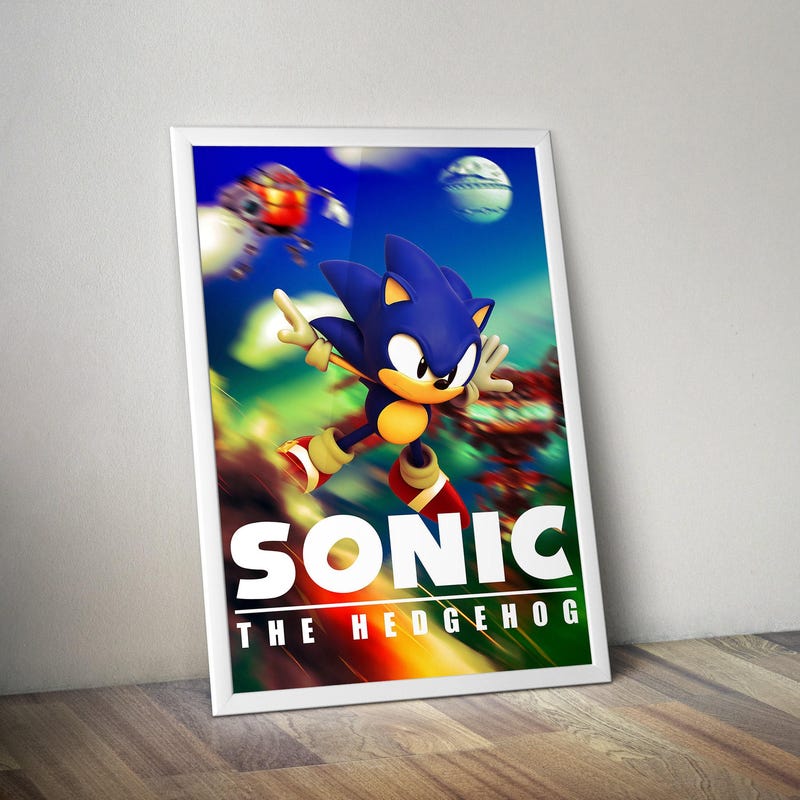 Sonic the hedgehog picture frames - Etsy.de