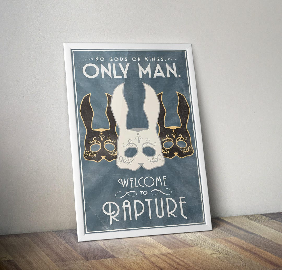 Bioshock Poster Welcome to Rapture Bioshock Prints Video Game Poster ...