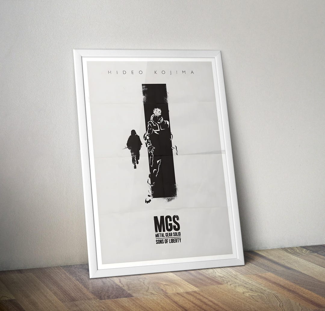 Metal Gear Solid 2 Poster Gaming Poster Metal Gear Solid Print Video ...
