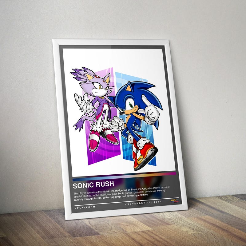 Sonic Poster - Etsy
