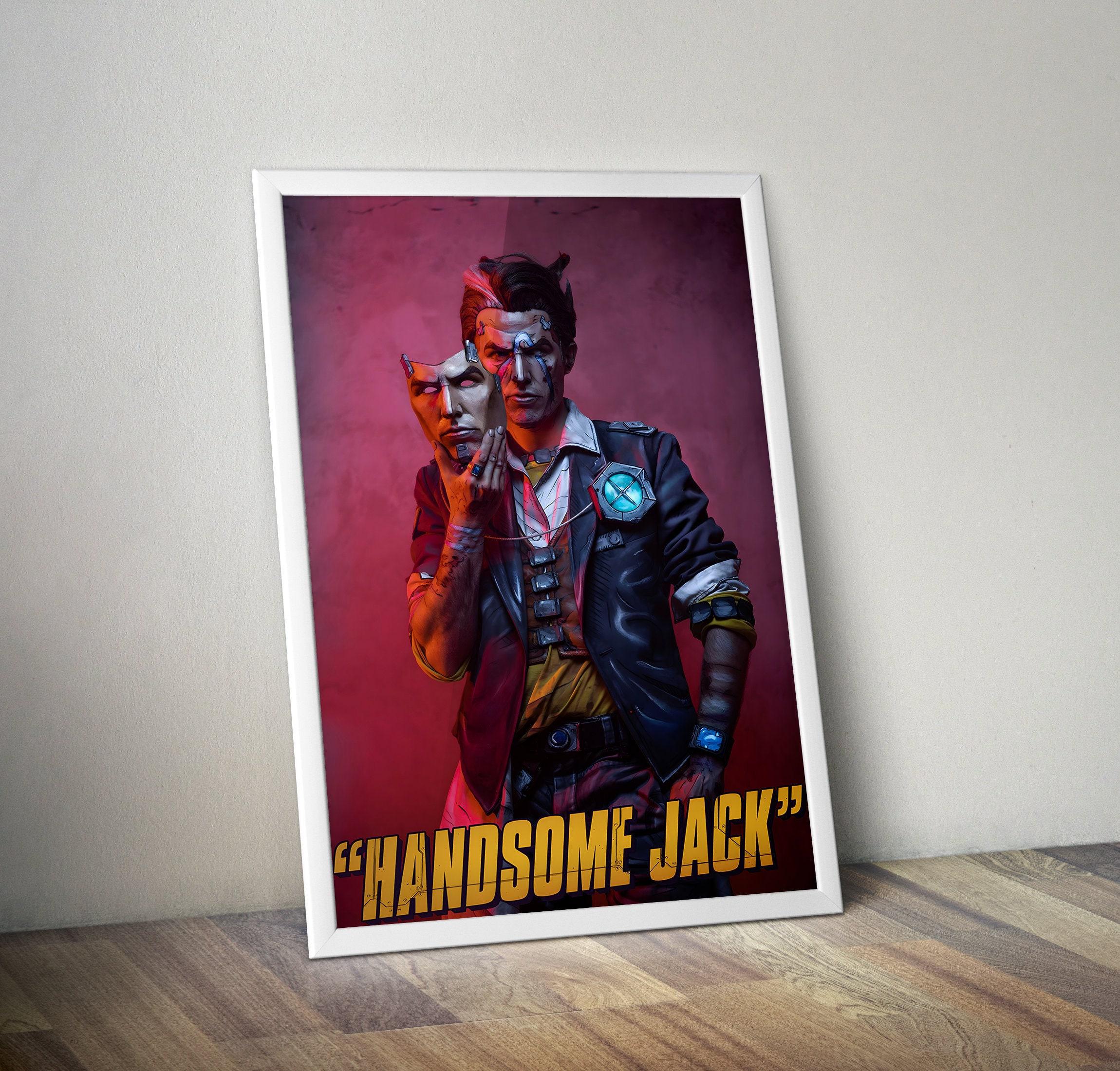Handsome Jack Poster Borderlands Poster Gaming Posters Gaming Decors Video Game Posters Gaming ...