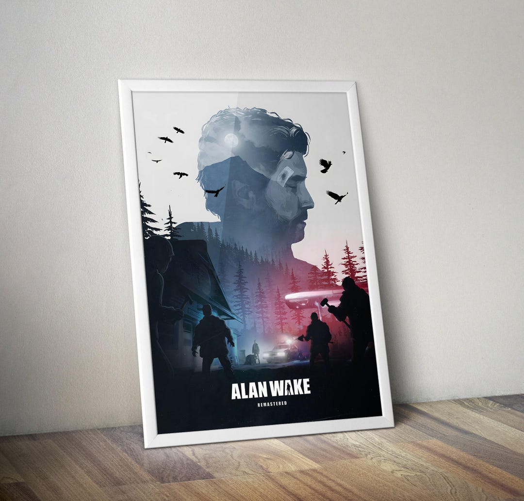 Alan Wake Poster Alan Wake Prints Gaming Posters Video Game Posters ...