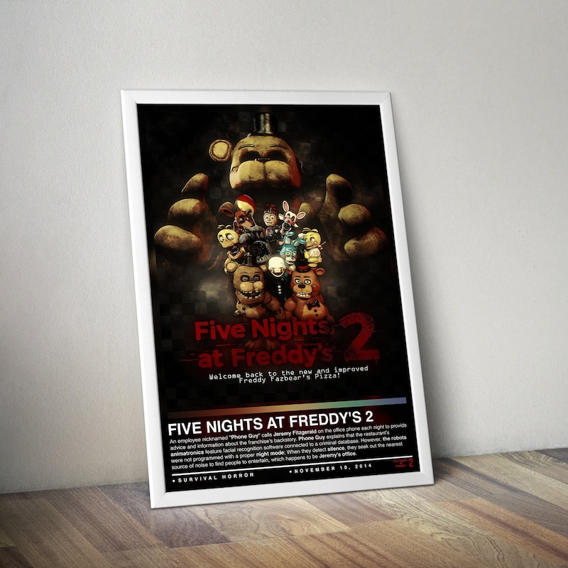 Five Nights at Freddy Poster - Etsy