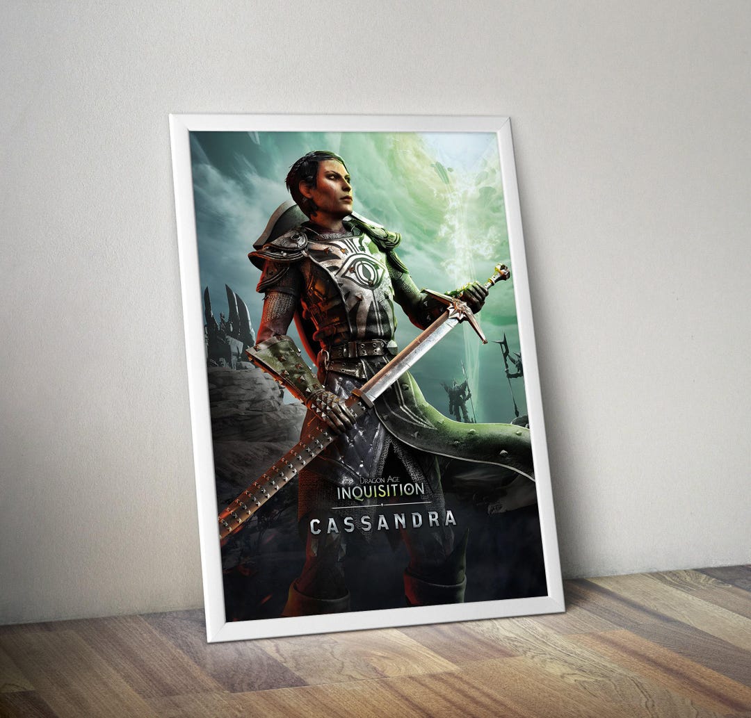 Dragon Age: Inquisition Poster Cassandra Poster Gaming Posters Video ...