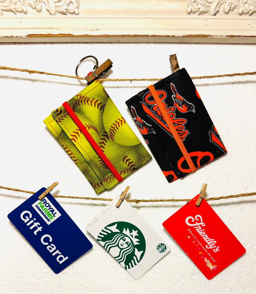 Baseball/softball Fabric Mini Wallet | MLB Team Logos | 1 Pocket ...