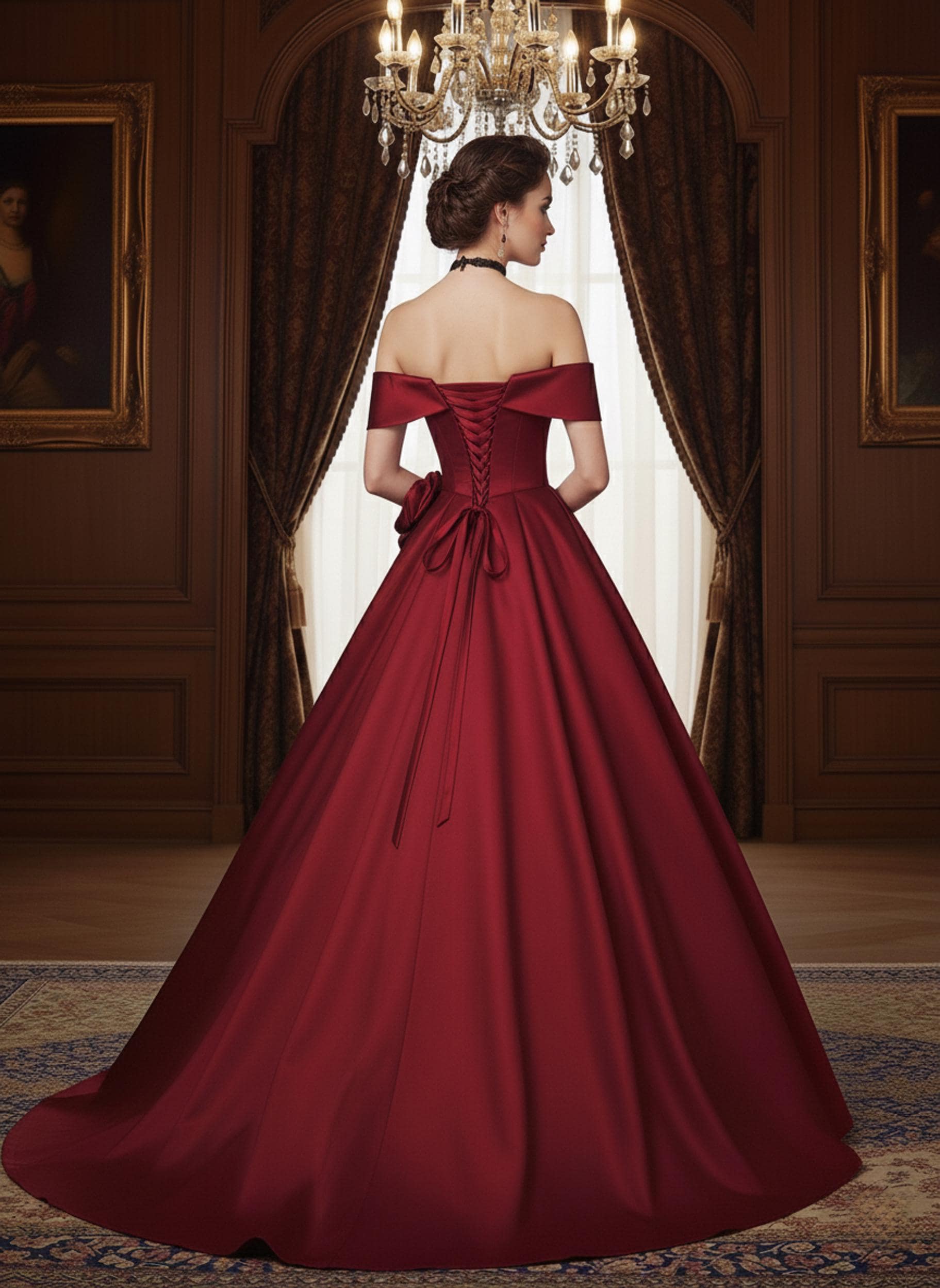 Luxury Red Stain Prom Dress for Wedding,gift for Bride,bridesmaid Dress ...