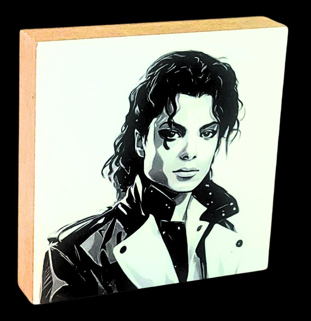 Famous Dead Singers Wooden Picture Michael Jackson - Etsy