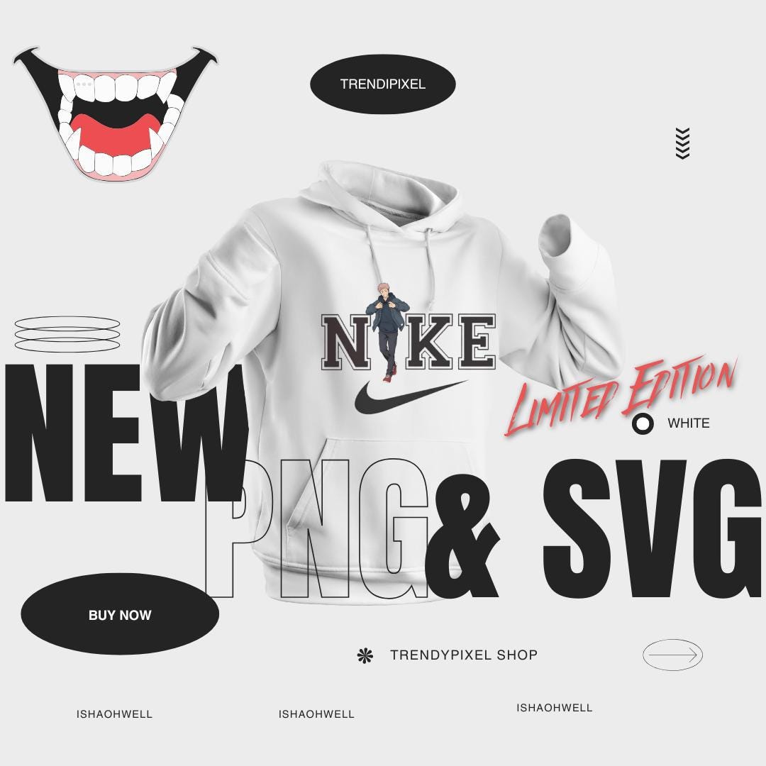 Custom Nike PNG Inspired Logo Sublimation Sports Gear Dtf Transfer ...