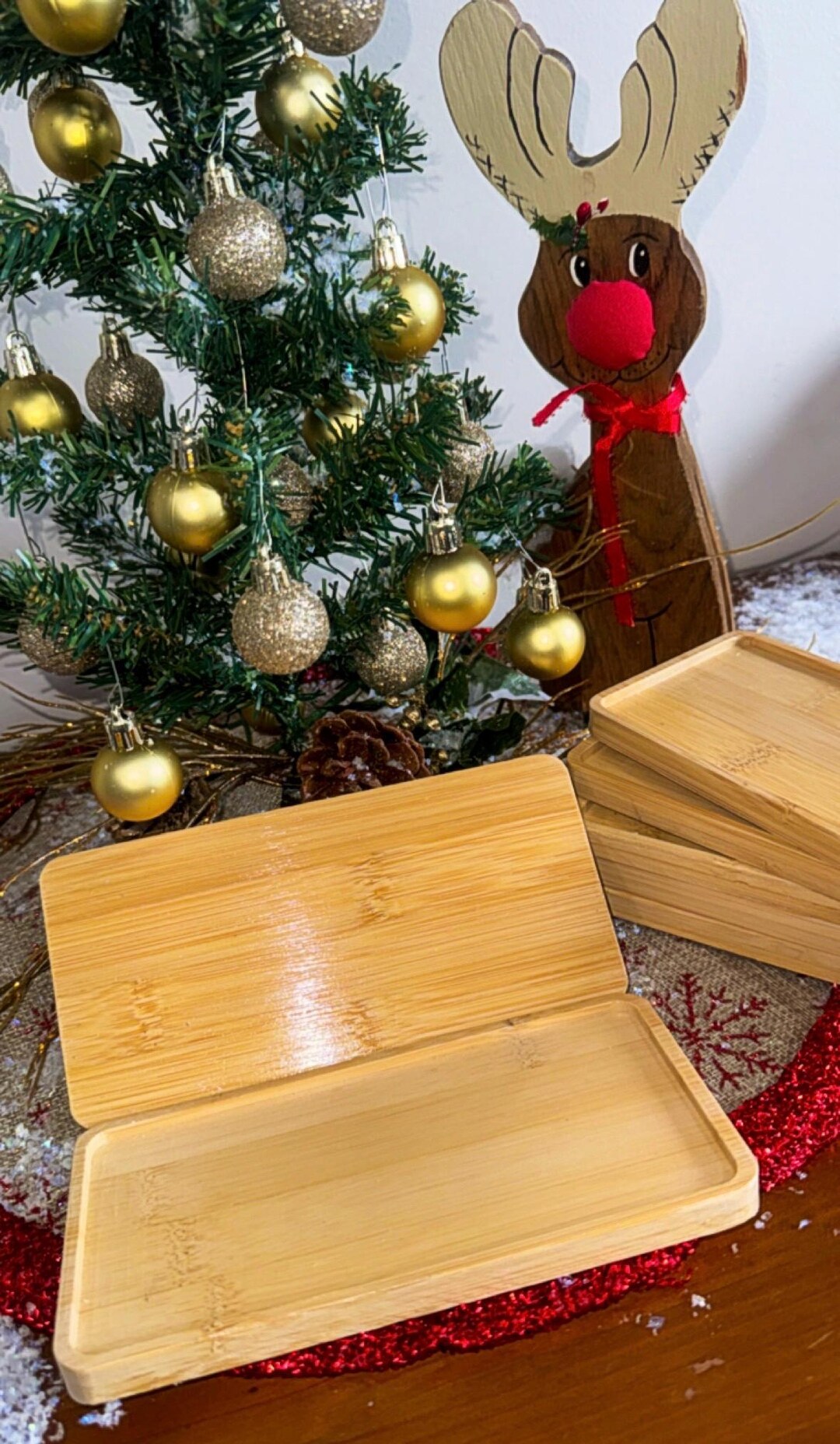 Candle Trays | Bamboo Candle Trays | Trays for Wax Melts | Decorative ...