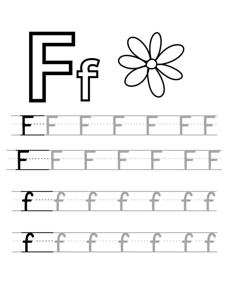 Printable Handwriting,learn to Write Letters, Educational Printable ...