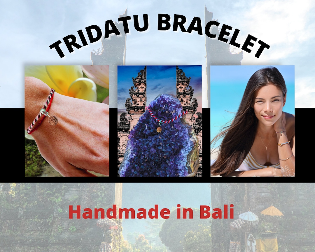Tridatu Bracelet - Handcrafted in Bali Using Authentic Genitri Beads ...
