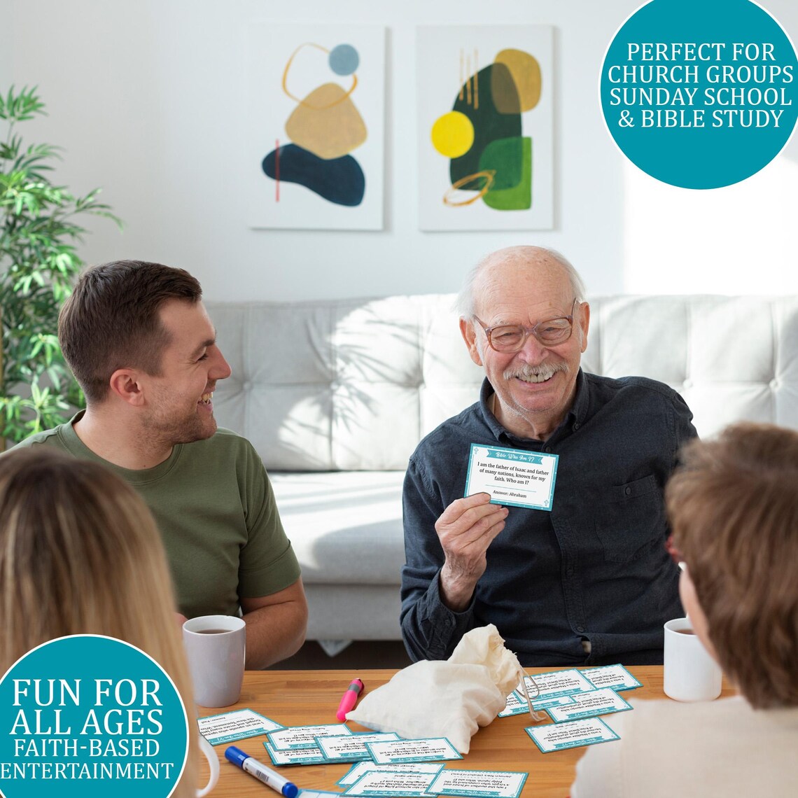 Who Am I Bible Game – 104 Printable Bible Trivia Cards for Adults, Kids ...